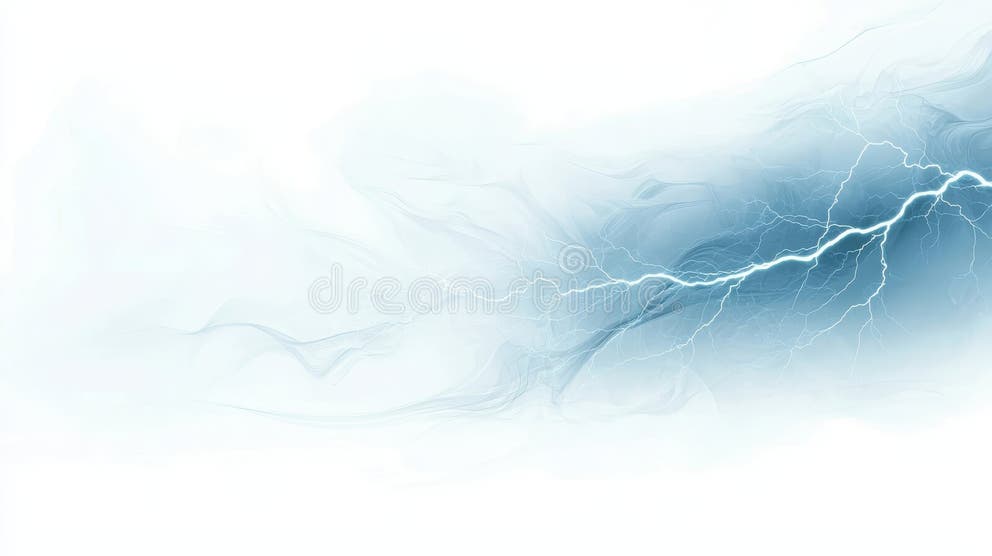 Electric Blue and White Energy Burst with Dynamic Lightning Effect on ...