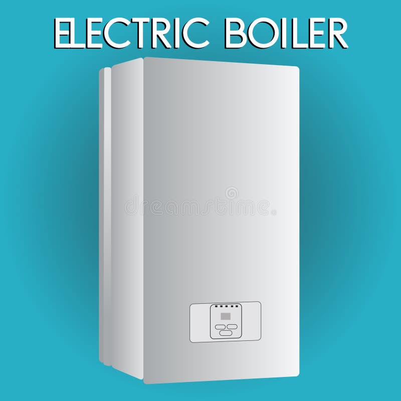 Electric Boiler. House Heating Stock Vector - Illustration of energy ...