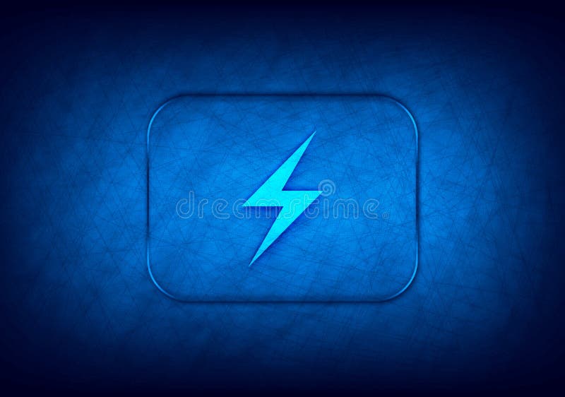 Electric Bolt Icon Abstract Digital Design Blue Background Stock ...