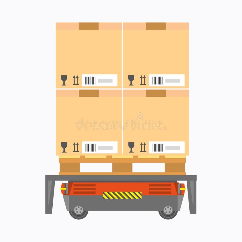 Electric box carrier stock vector. Illustration of moving - 97791685