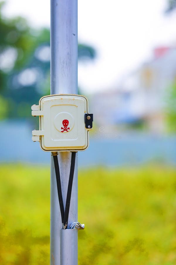 Iron Poll at Construction Site Stock Image - Image of railway, tool ...