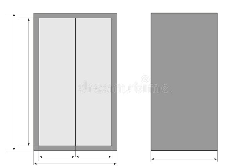 Electric Box Drawing with Dimensions. Control Panel. Production Control ...