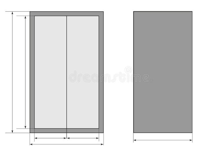 Electric Box Drawing with Dimensions. Control Panel. Production Control ...