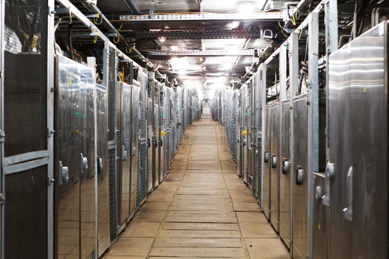 Electric boxes corridor stock photo. Image of energy - 52999202