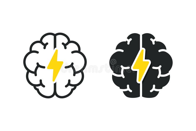 Electric Brain Concept Illustration Stock Illustration - Illustration of mind, imagination ...