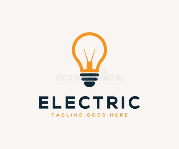 Electric Bulb Logo Design Vector Template. Electrical Bulb Icon Vector ...