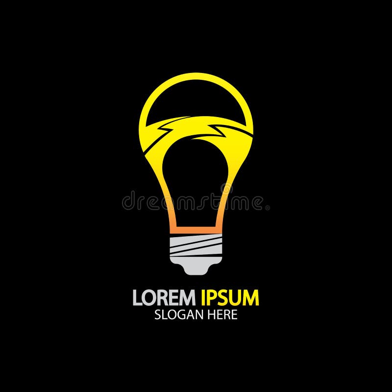 Bulb Logo With Line Technology, Light Bulb Idea Icon With Circuit Board ...
