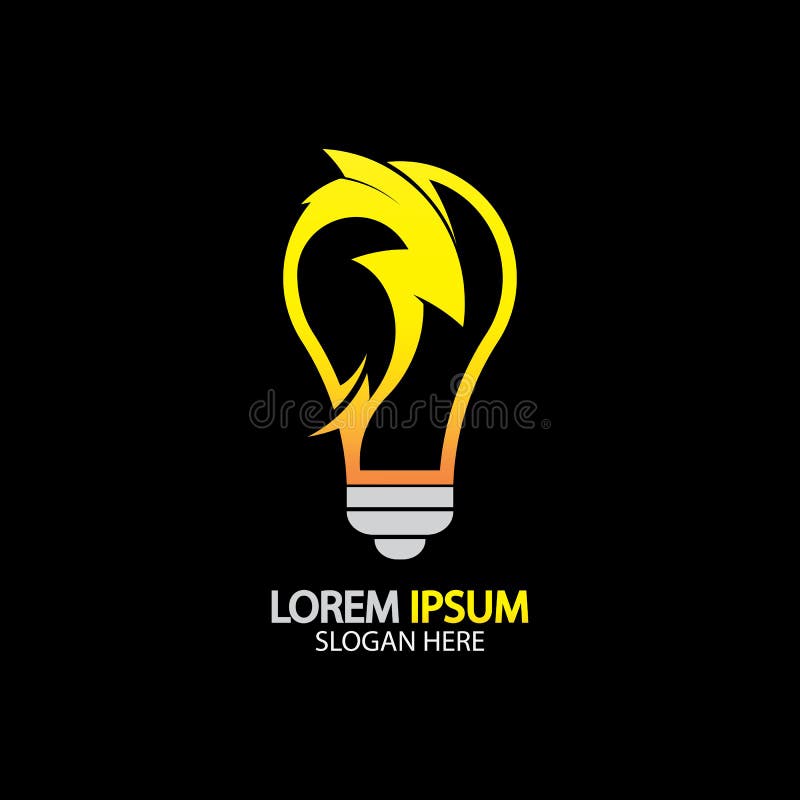 Bulb Logo with Line Technology, Light Bulb Idea Icon with Circuit Board ...