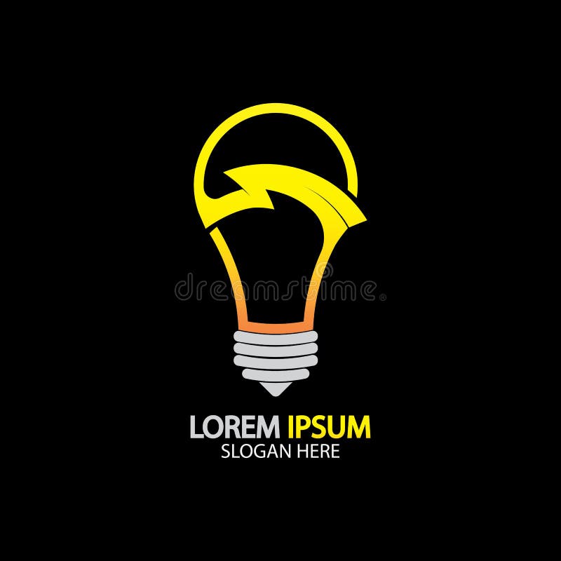 Bulb Logo with Line Technology, Light Bulb Idea Icon with Circuit Board ...