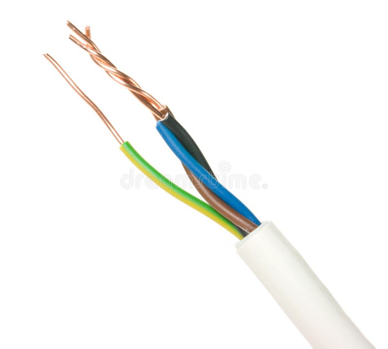 Electric cable stock image. Image of hardware, high, electricity - 12829797