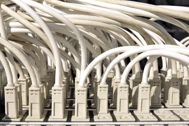 Electric Cable stock photo. Image of plug, white, technology - 8460058