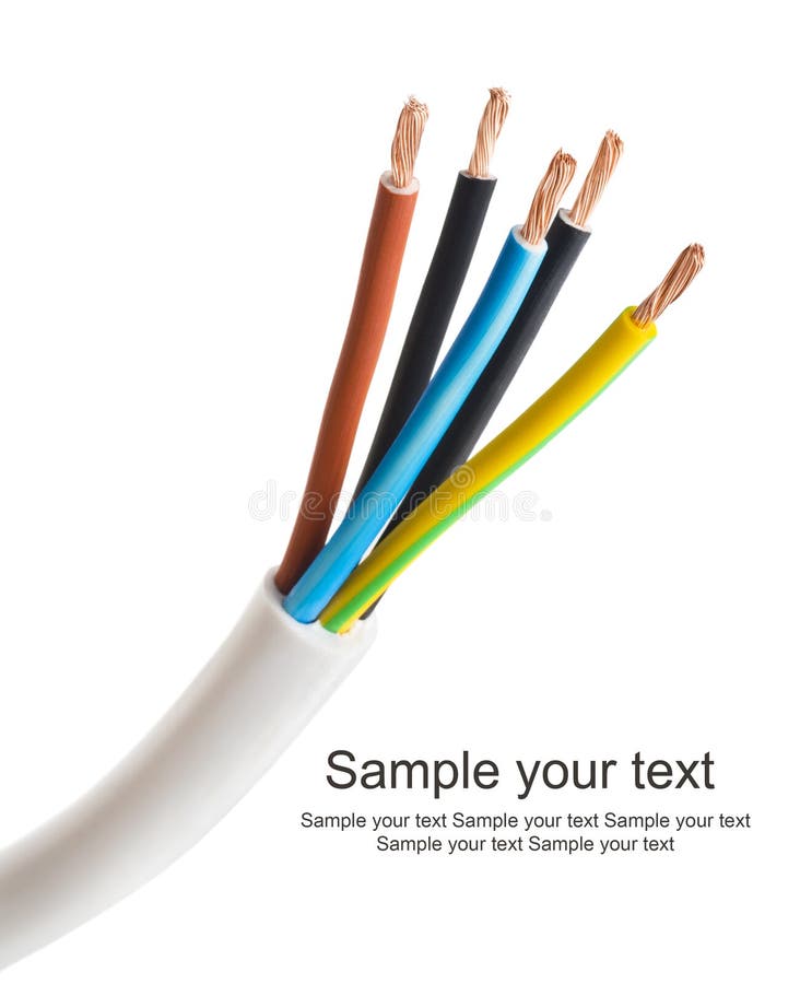 Electric cable stock photo. Image of energy, construction - 42763066