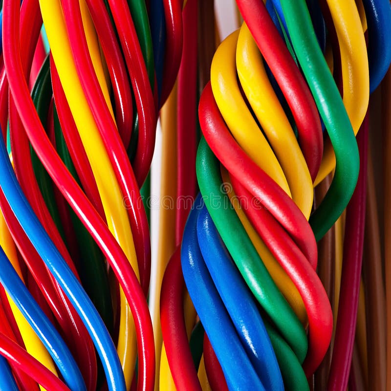 Electric cable stock photo. Image of wire, connection - 47602710