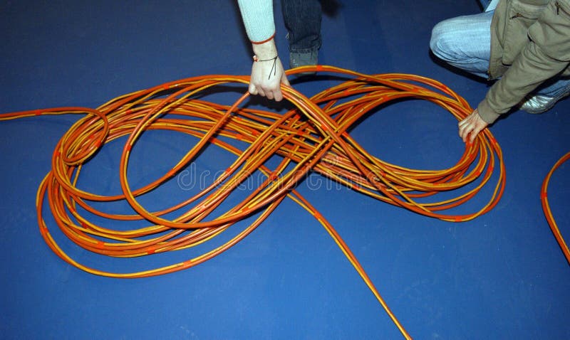 Electric Cable for Plugging Devices with Power Stock Photo - Image of ...