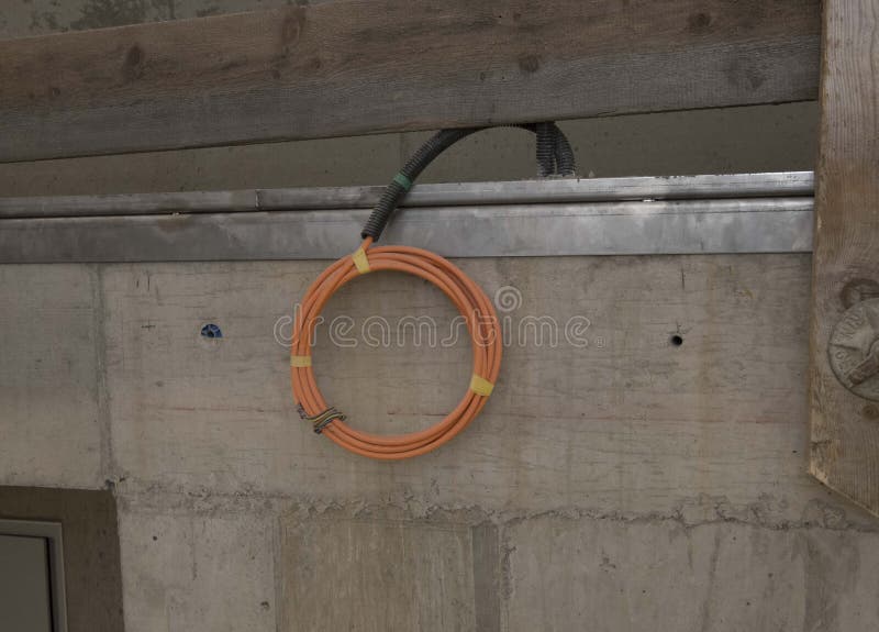 Electric Cable for Plugging Devices with Power Stock Photo - Image of ...