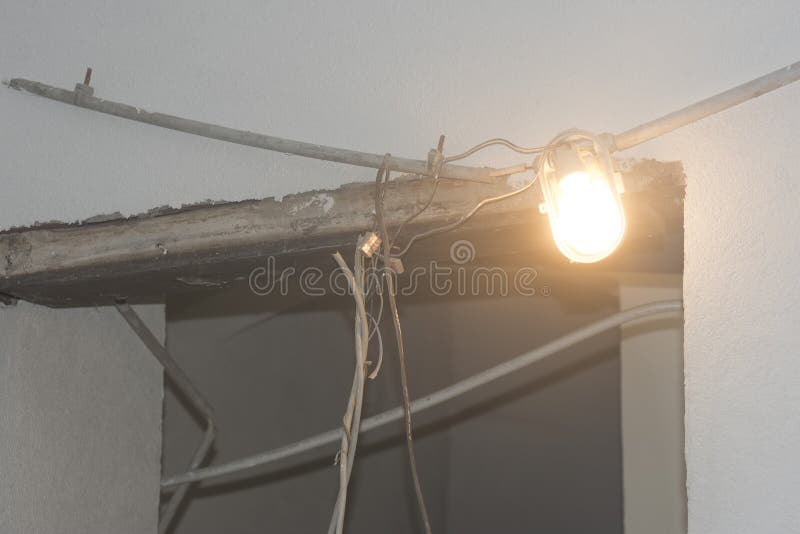 Electric Cable for Plugging Devices with Power Stock Image - Image of ...