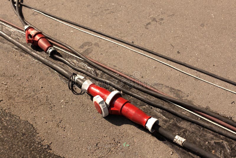 Electric cable stock photo. Image of communication, energetic - 46575034