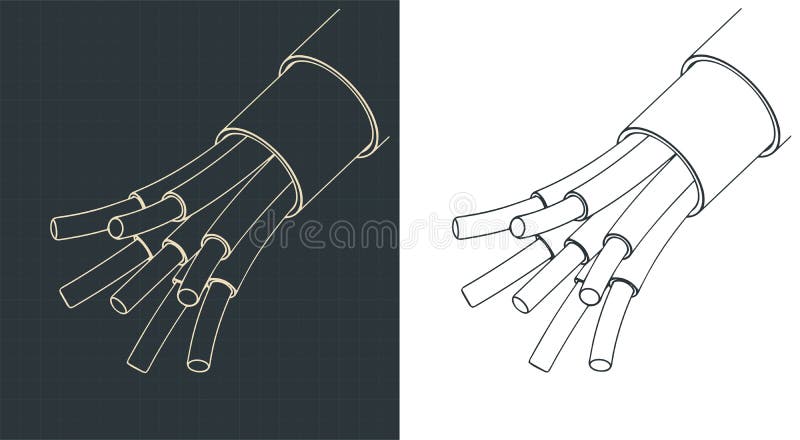 Cable Blueprints Stock Illustrations – 192 Cable Blueprints Stock ...