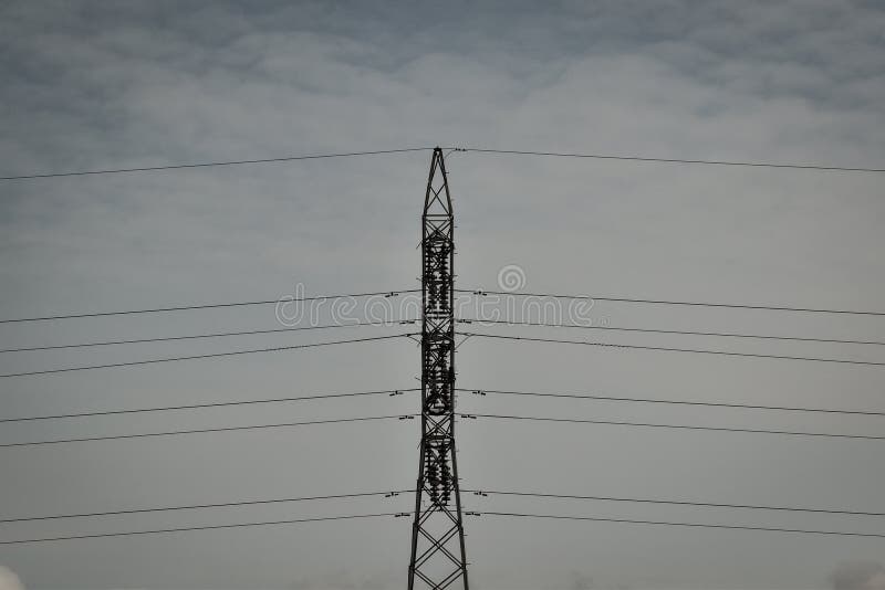 Cable tower stock photo. Image of tower, wallpaper, view - 261656566