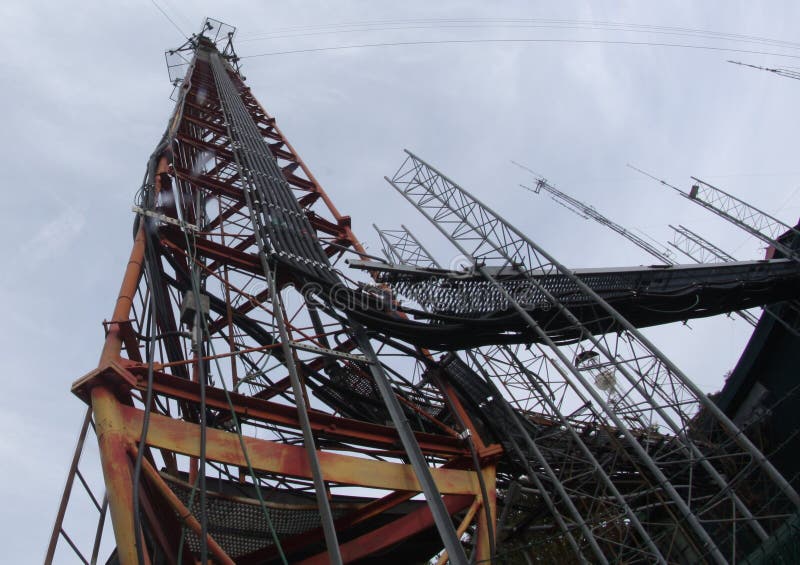 Cable Car Tower, Tourist Transportation Facility Stock Photo - Image of ...