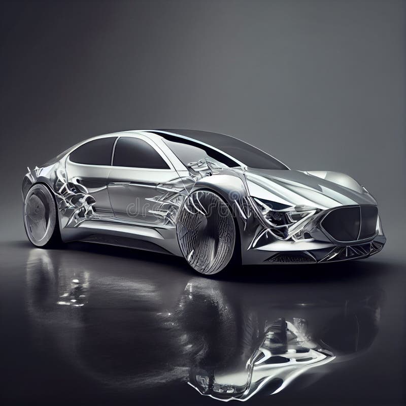 Electric car concept stock illustration. Illustration of hybrid - 269660988