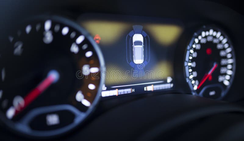 Electric car dashboard stock image. Image of transport - 116841667