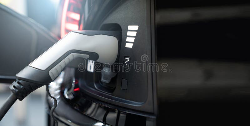Electric car inlet stock image. Image of charge, vehicle - 268446437