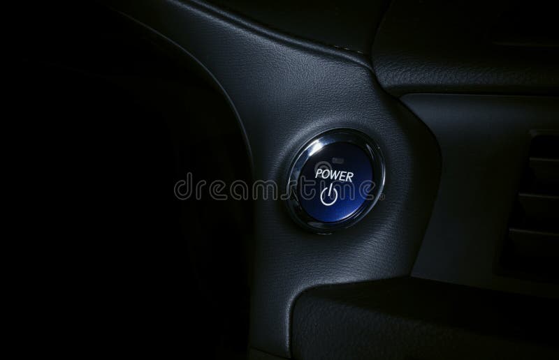 Electric car interior stock image. Image of power, auto - 52180291
