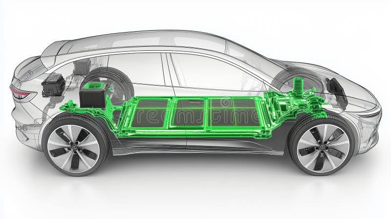 Electric Car with Lithium Ion Battery Assembly Production Line with ...