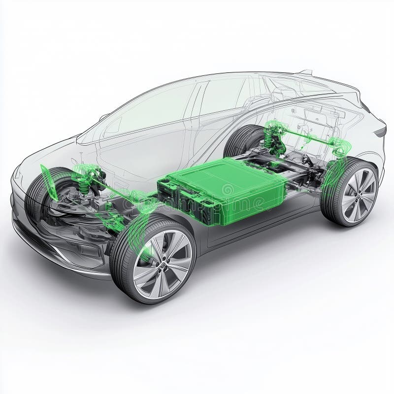 Electric Car with Lithium Ion Battery Assembly Production Line with ...