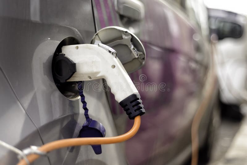 Electric car stock photo. Image of greeny, electric, drive - 91218826