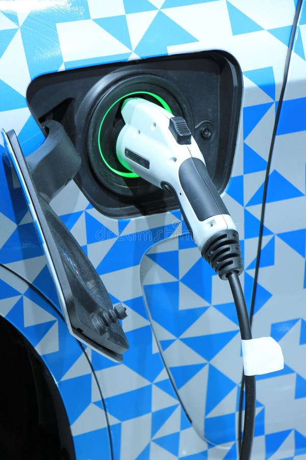 Electric car recharge stock image. Image of vehicle, drive - 54209763