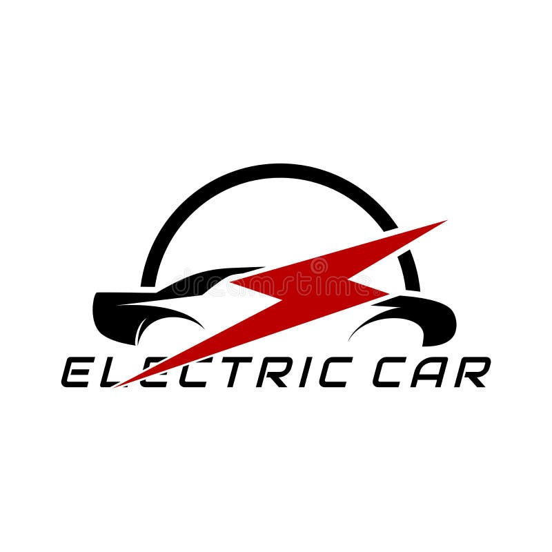Electric Car Rental Logo Design Vector Stock Vector - Illustration of ...
