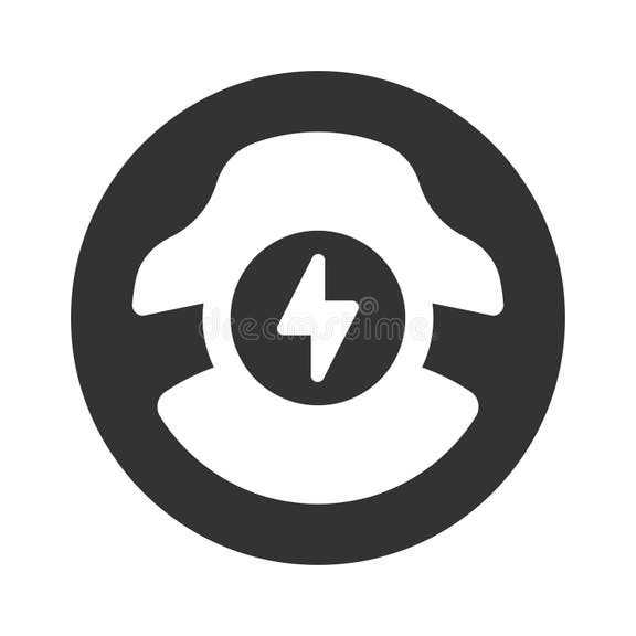 Electric car staring stock vector. Illustration of symbol - 330713395