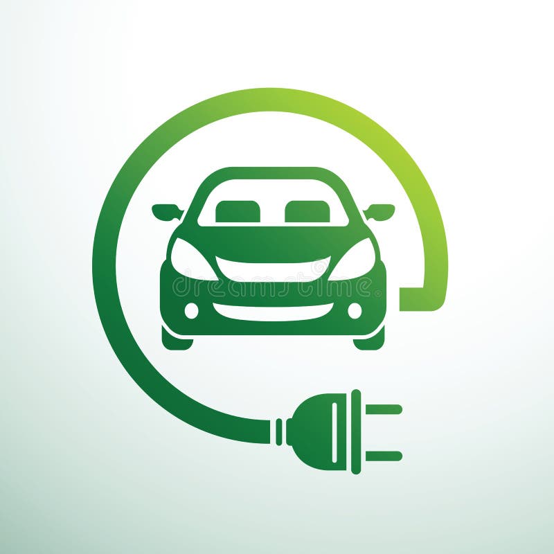 Electric car vector stock vector. Illustration of logo - 114676448