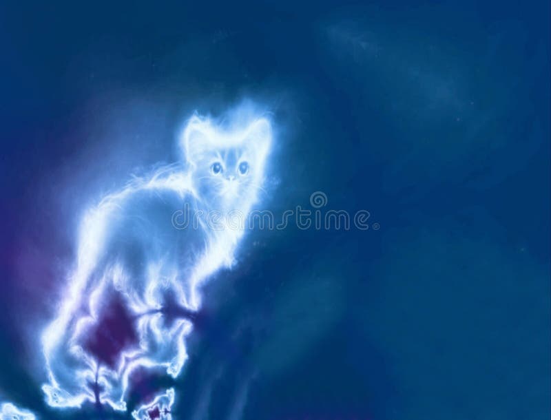 Electric Cat Background Abstract Stock Image - Image of background ...