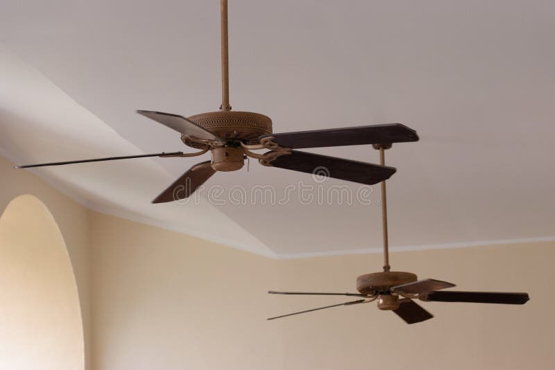 An Electric Ceiling Fan. a Classical Style Stock Photo - Image of ...