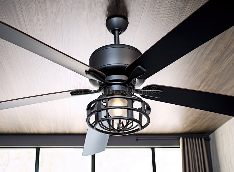 Electric Ceiling Fan Created with Generative AI Technology Stock ...