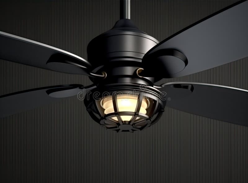 Electric Ceiling Fan Created with Generative AI Technology Stock ...