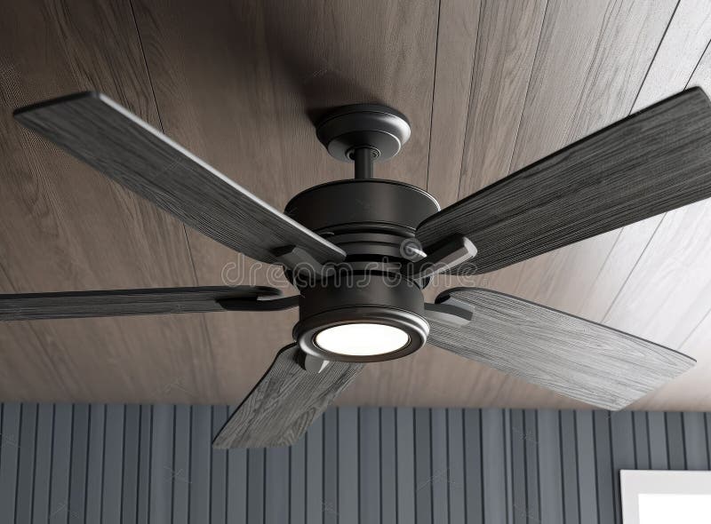 Electric Ceiling Fan Created with Generative AI Technology Stock ...