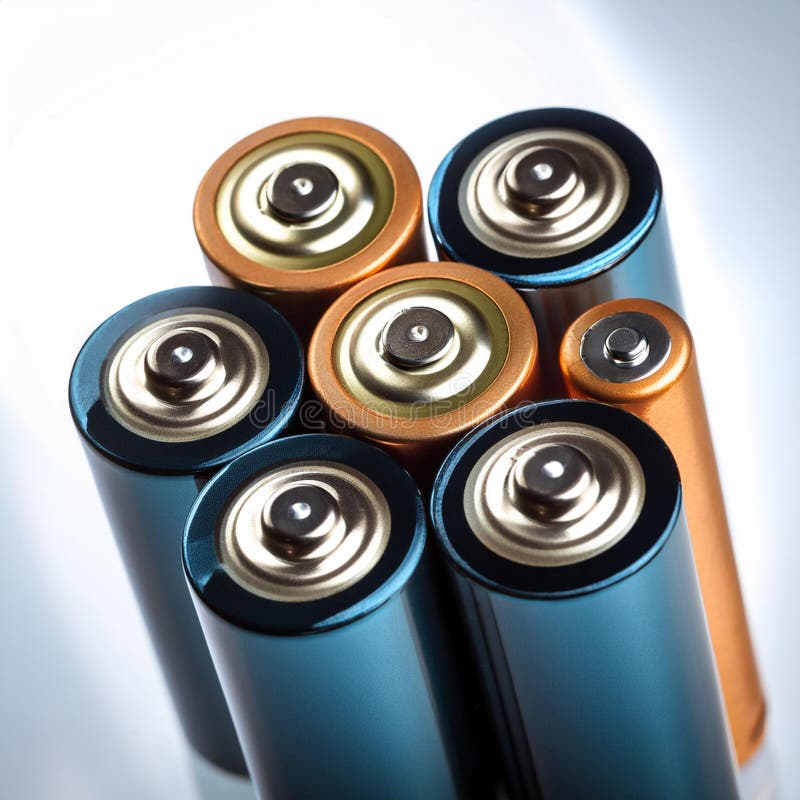 Electric Cell Batteries, AI Generated Stock Illustration - Illustration ...