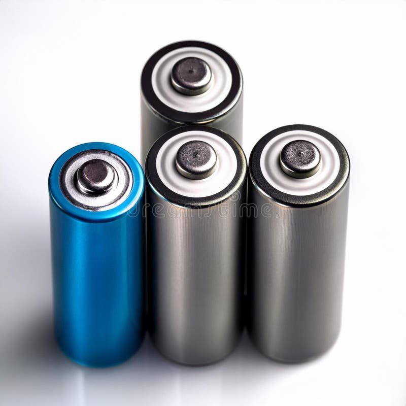Electric Cell Batteries, AI Generated Stock Illustration - Illustration ...