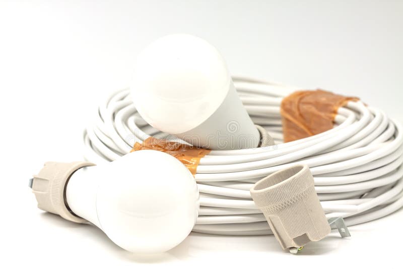 Electric Ceramic Socket E27 Stock Photo - Image of circle, assembly ...