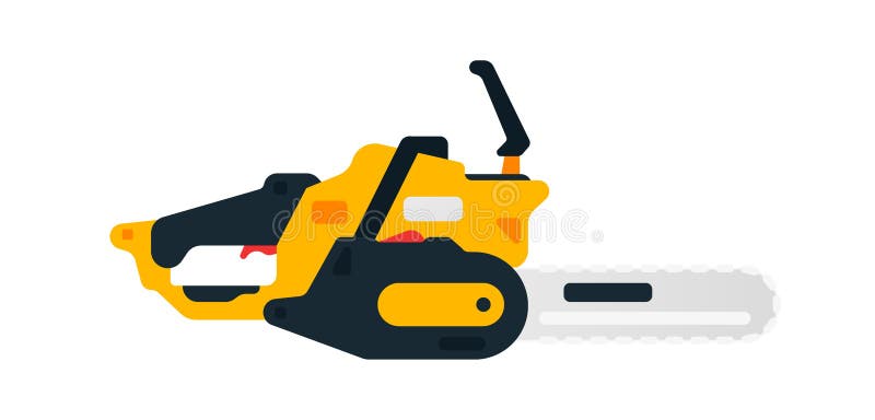 Chainsaw Side View Stock Illustrations – 32 Chainsaw Side View Stock ...