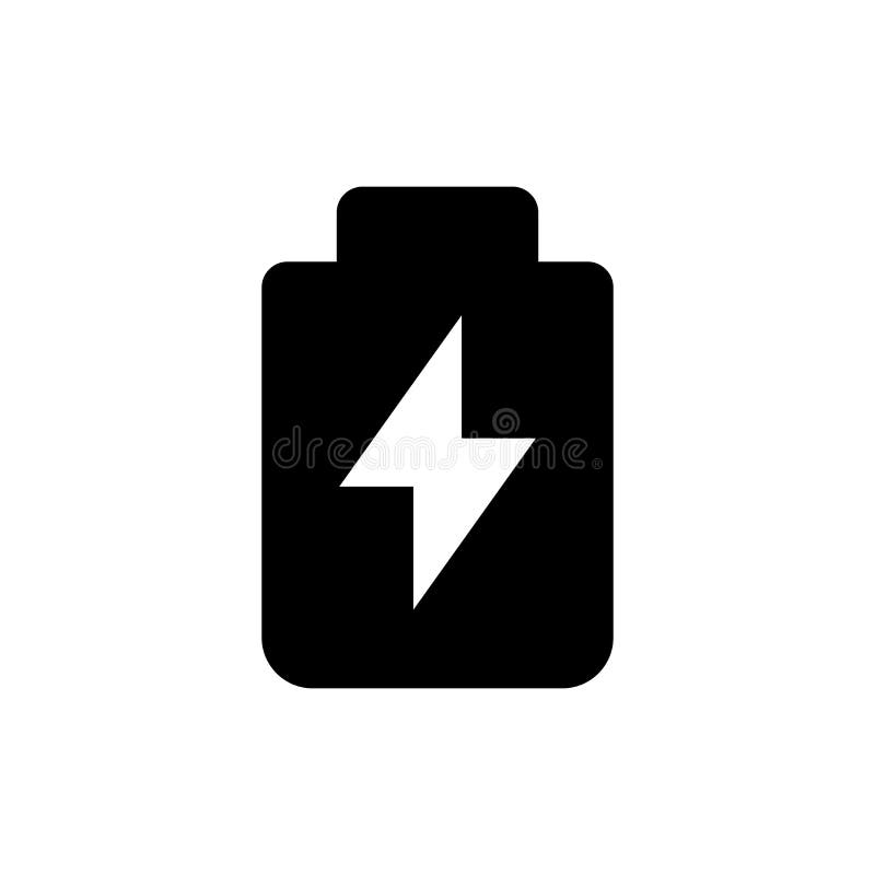 Electric Charge Icon. Power Sign Stock Illustration - Illustration of ...