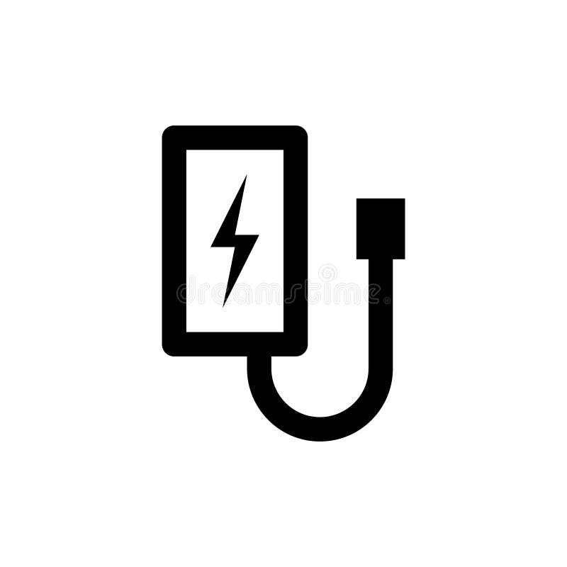 Electric Charge Sign and Symbol for Website Design or Template Design ...