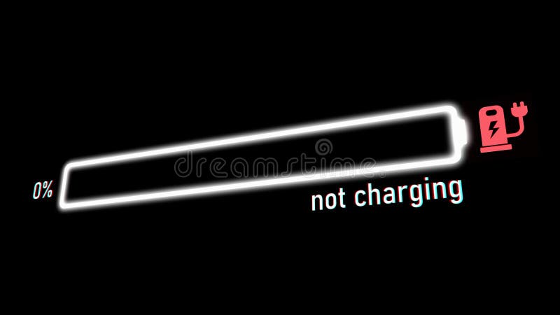Electric Charging Progress Bar, Electric Vehicle or Phone Battery ...