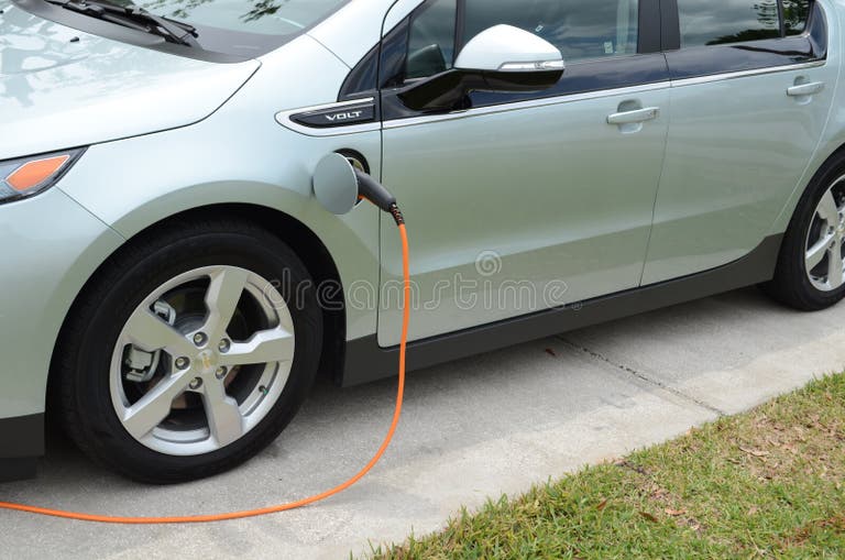 Electric Chey Volt editorial stock image. Image of technology - 24626649