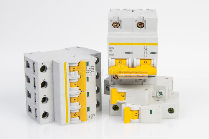 Electric circuit breaker stock photo. Image of engineer - 284410052