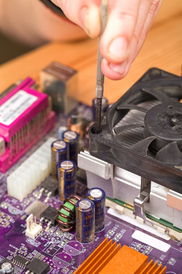 Electric Circuit. High Technology. Soft Focus. Blurry Focus Stock Image ...